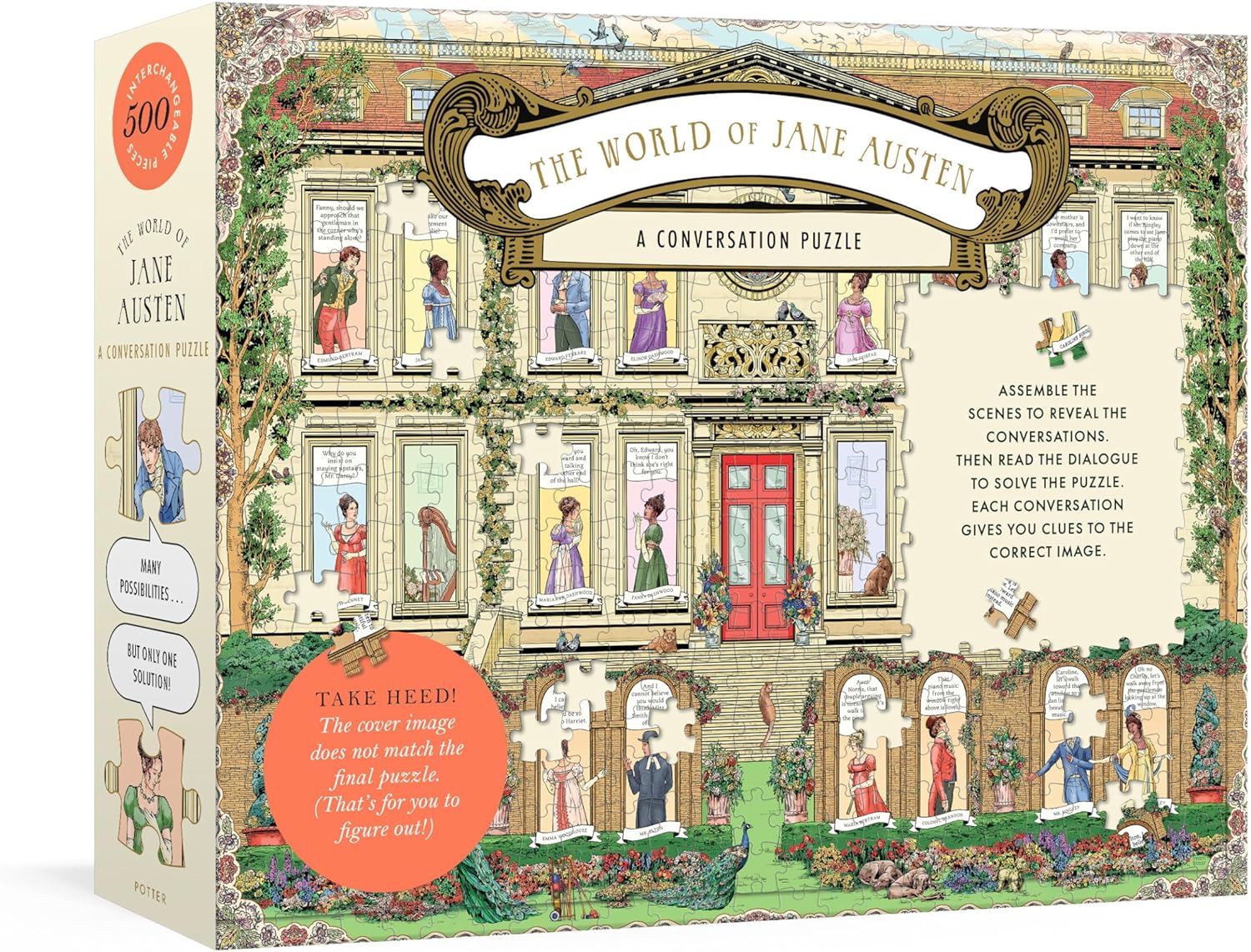 World of Jane Austen: A Conversation Puzzle: 500-Pieces – The Sword and ...